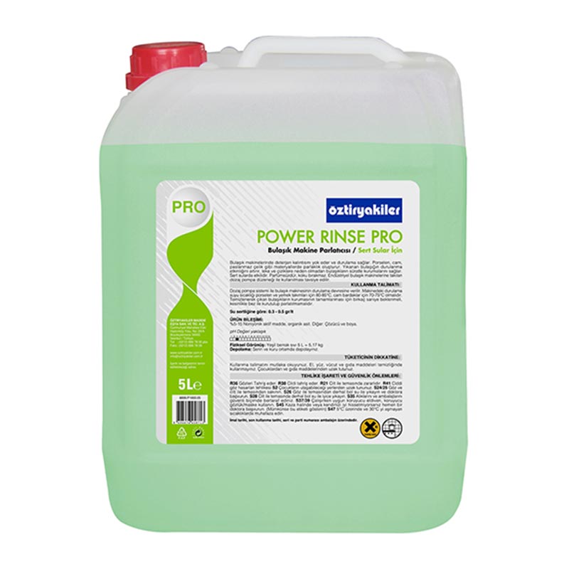 Öztiryakiler Power Rinse Pro Bulaşık Makinesi Parlatıcısı, 5 L – Barsoy ...